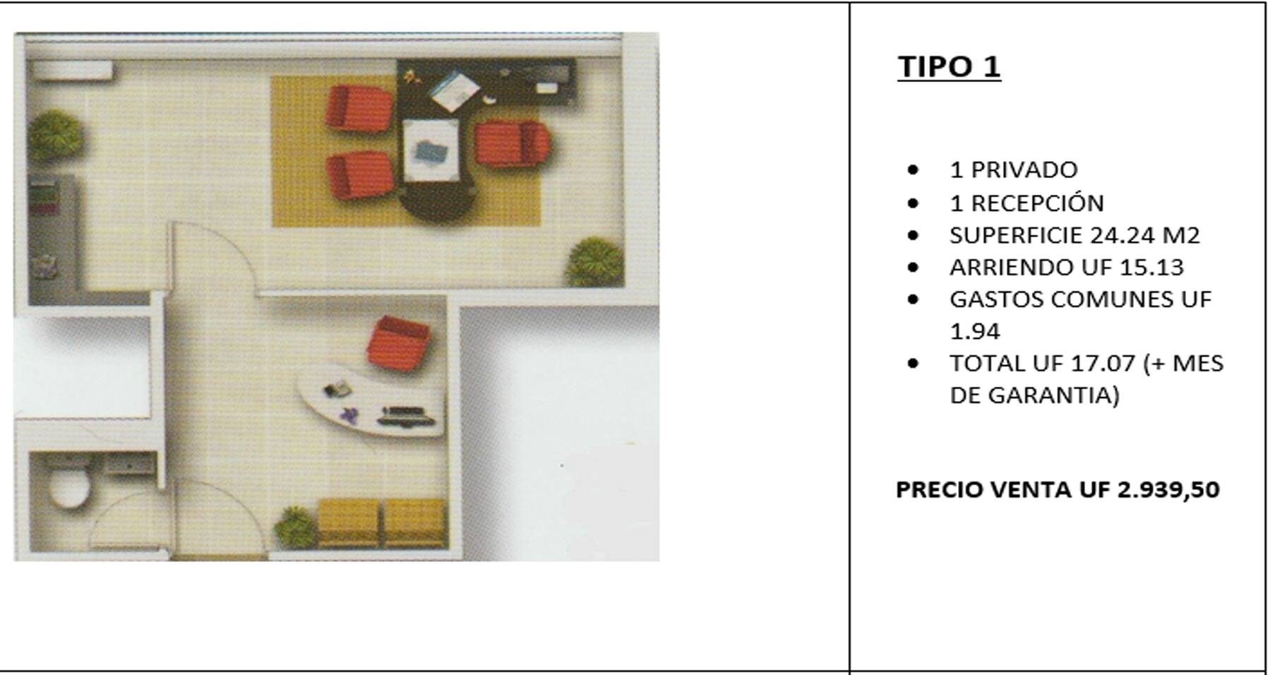 Se venden y se arriendan oficinas en Edificio torre cobre, Calama.